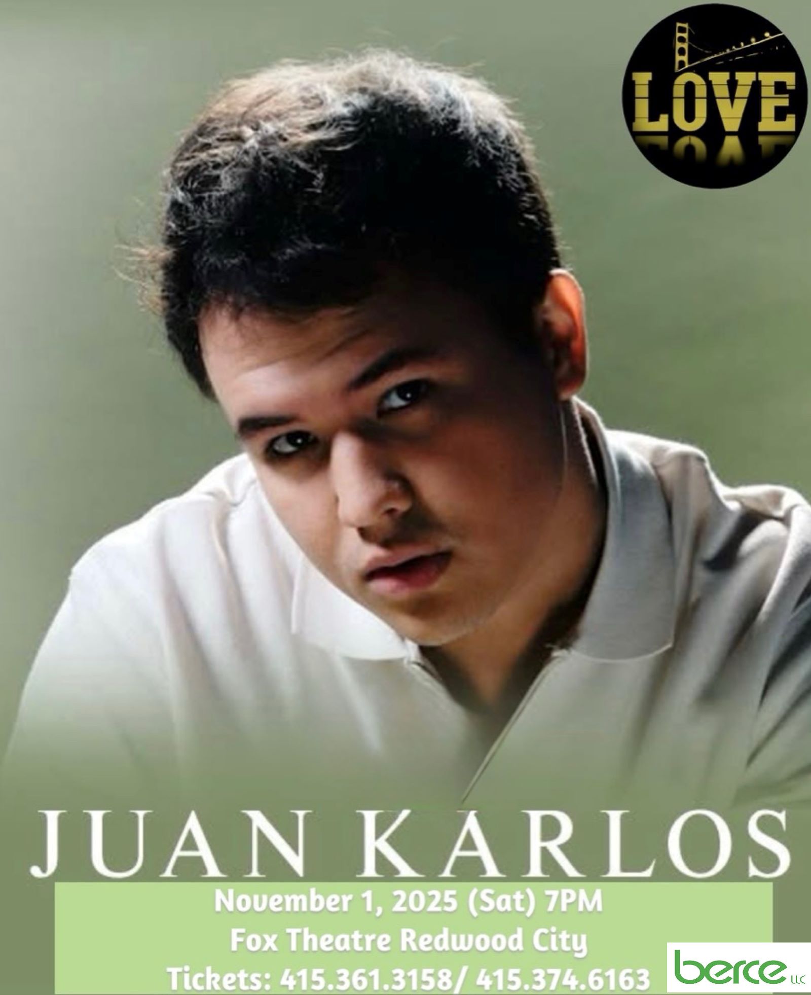 Tickets | Juan Karlos LIVE | Fox Theatre Redwood City
